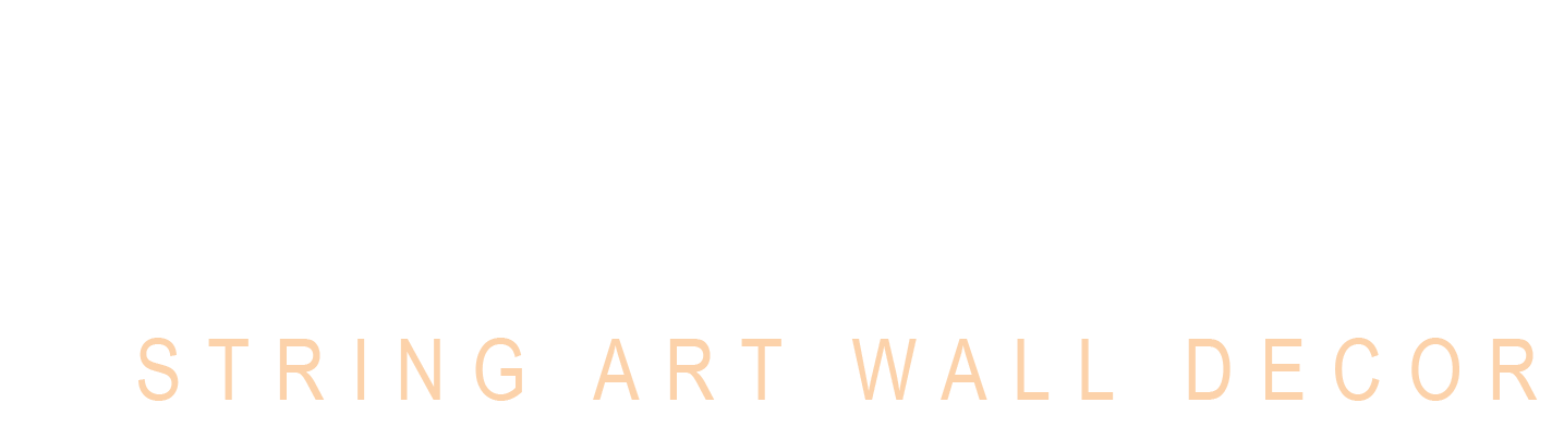 Modern String Art Wall Hanging - Jaunii Arts